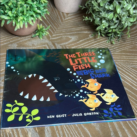 Other | The Three Little Fish And The Big Bad Shark Book | Poshmark
